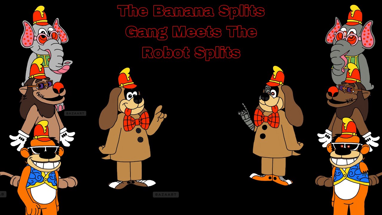 The Banana Splits Gang Meets The Robot Splits 2019 Version Of Them ...