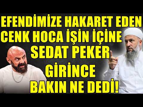 CENK HOCA MESELESİNE SEDAT PEKER DAHİL OLUNCA BAKIN NE YAPTI! Hüseyin ÇEVİK