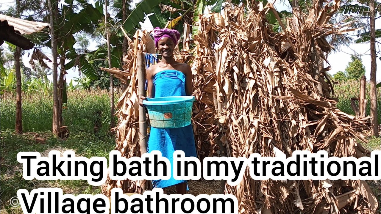 My traditional village bathroom// Village life - YouTube