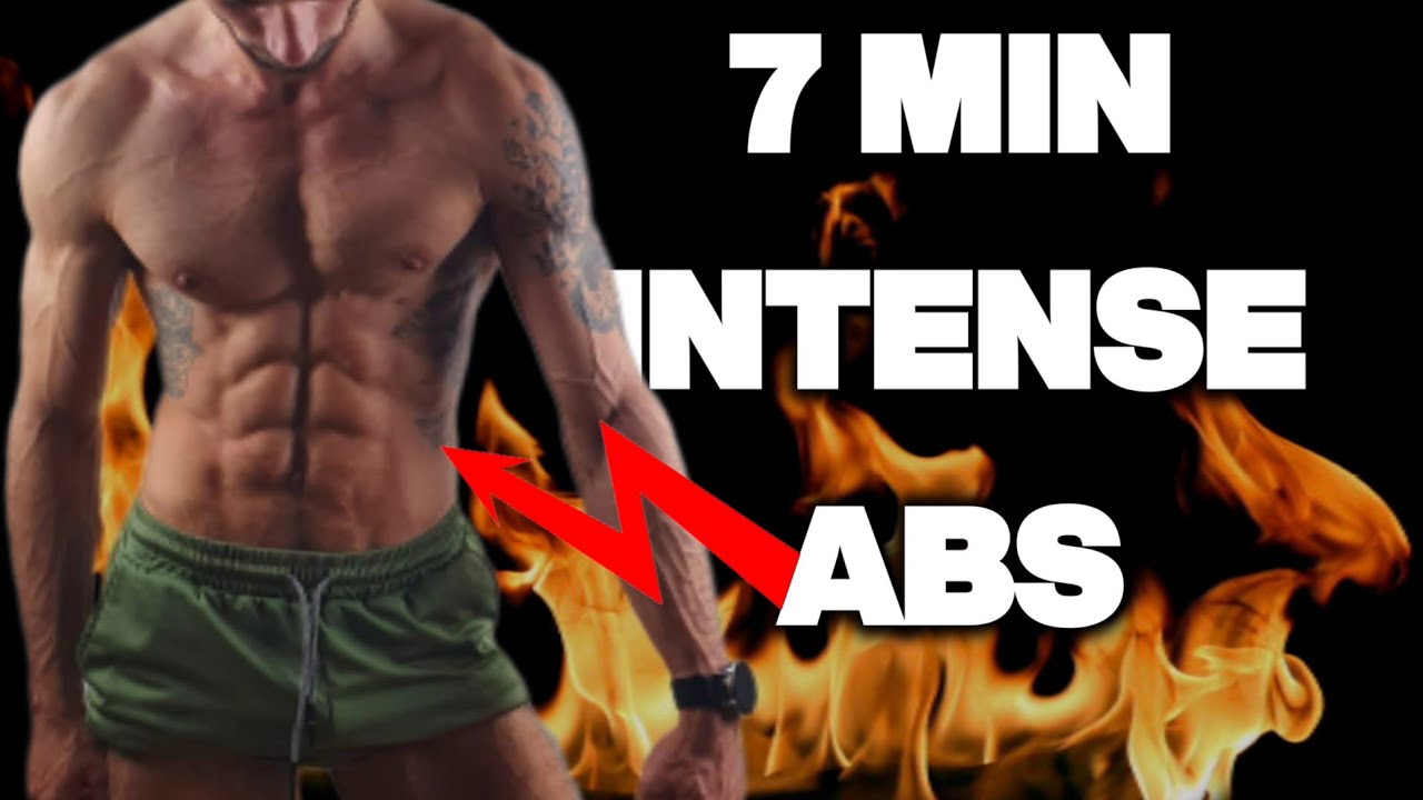 Intense Ab Workout | 7 Minutes (FOLLOW ALONG!) - YouTube