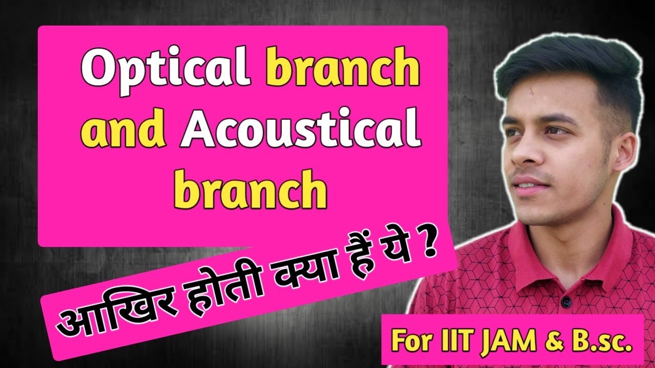 Solid state (lec-22) (part-4) Optical Branch and Acoustical Branch ...