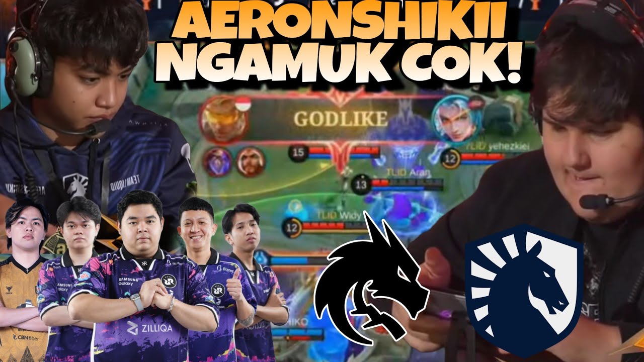 PEMBALASAN AERONSHIKI NGAMUK !! TEAM LIQUID VS TEAM SPIRIT MATCH 1 ...