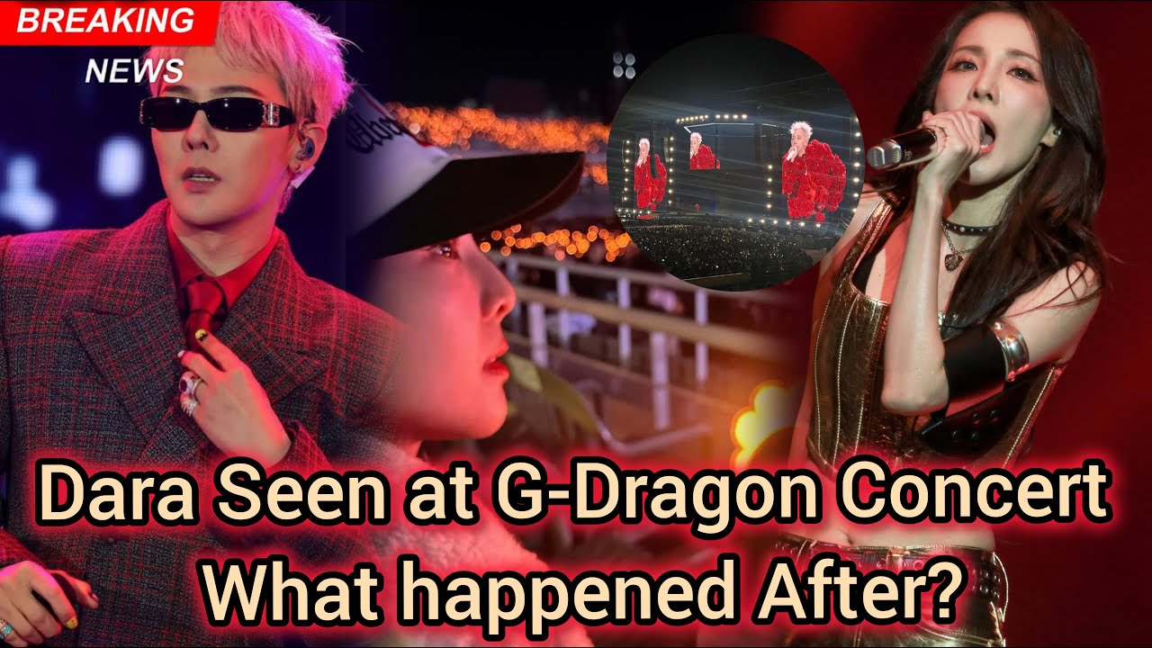 Dara’s Surprise Appearance at G-Dragon’s Concert After Bangkok Sparks Buzz - YouTube