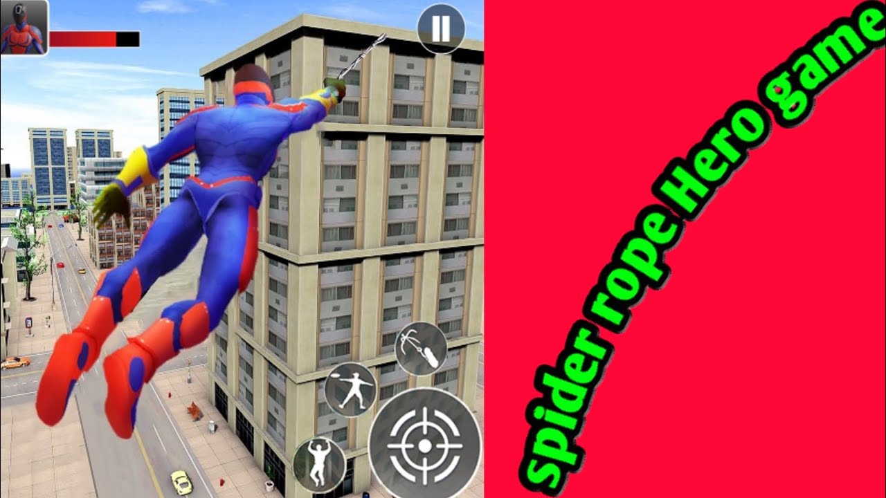 spider rope Hero game #spider - YouTube