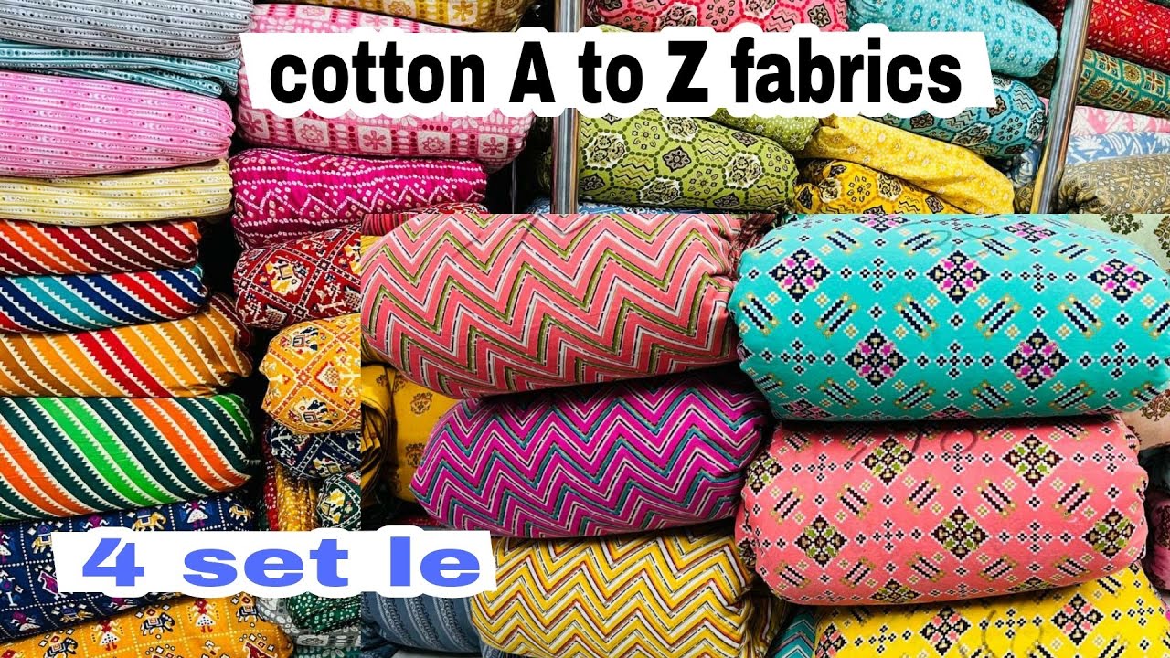COTTON KE KING,SURAT COTTON SHOP MARKET,CUT PIECE COTTON ,COTTON FANCY ...
