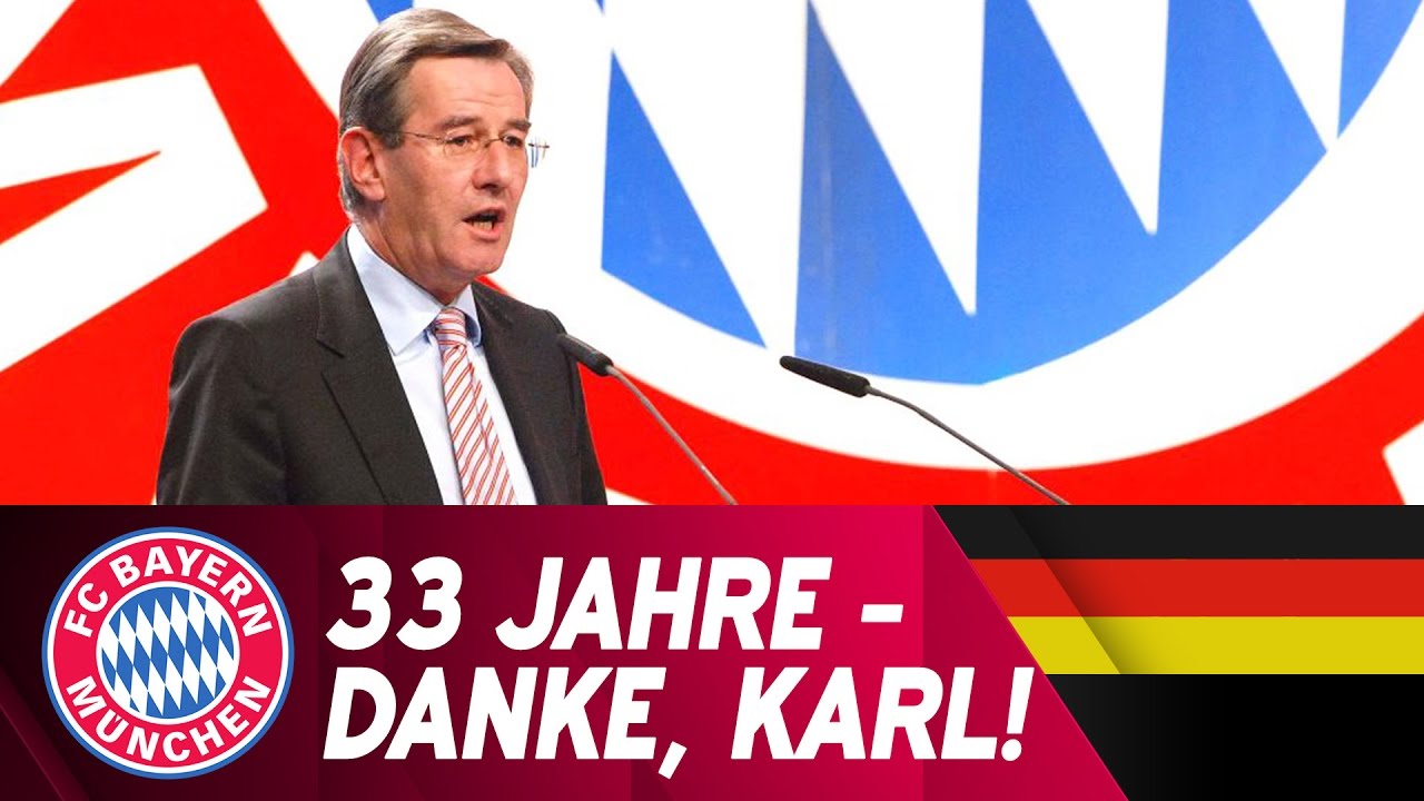 33 Jahre FC Bayern - Danke, Karl Hopfner! - YouTube