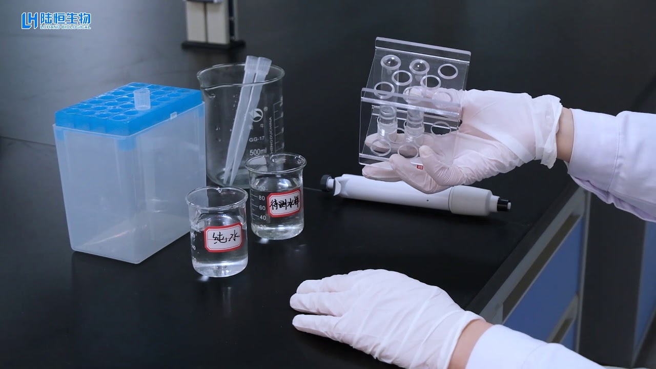 Water quality Total phosphorus test with desktop water quality test ...