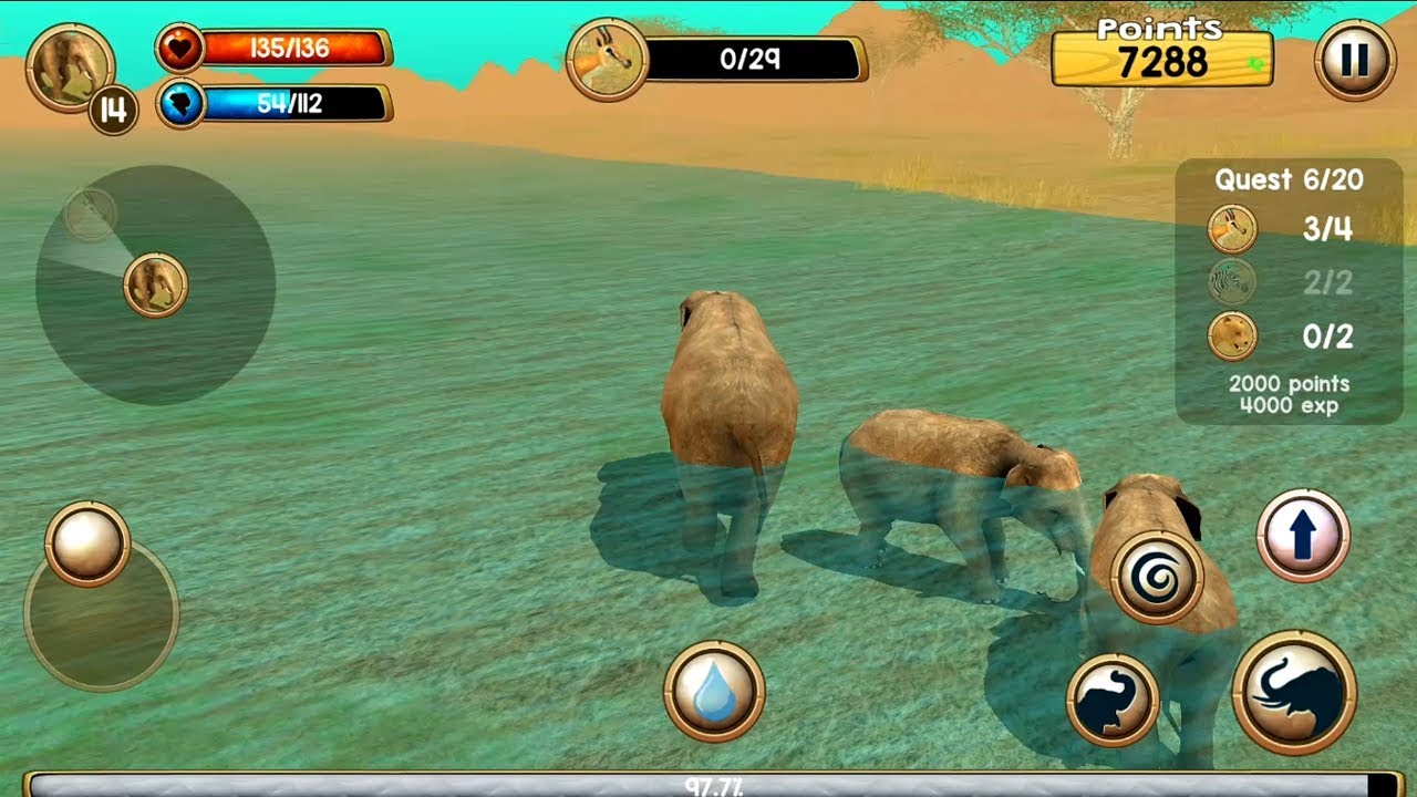 Wild Elephant Sim 3D Android Gameplay HD #2 - YouTube