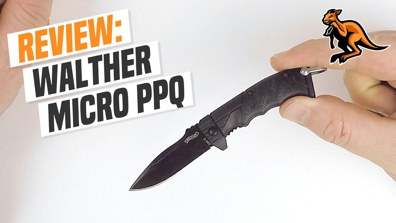 REVIEW: Walther Micro PPQ Linerlock Folding Knife - YouTube
