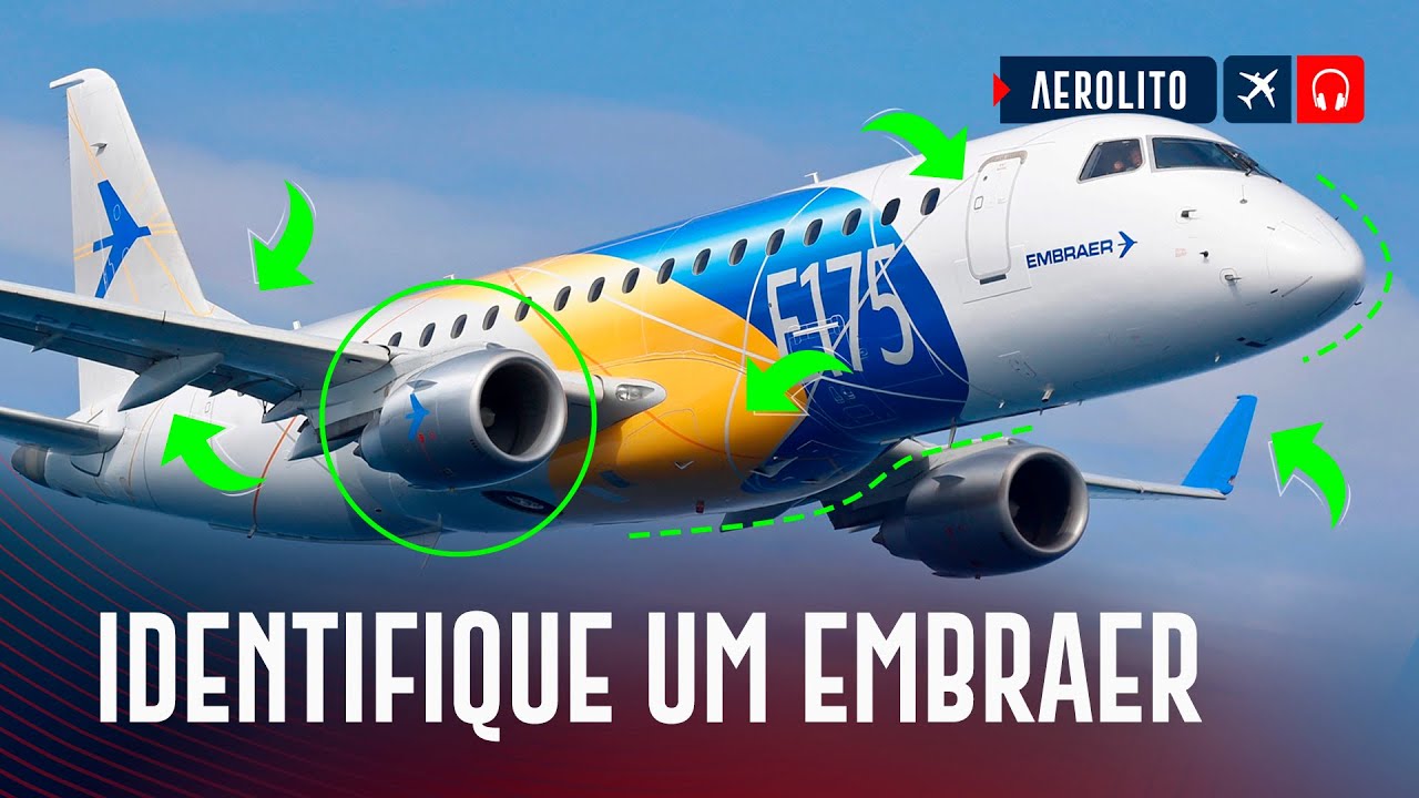 Você sabe IDENTIFICAR os Aviões da EMBRAER? | EP. 1029 - YouTube