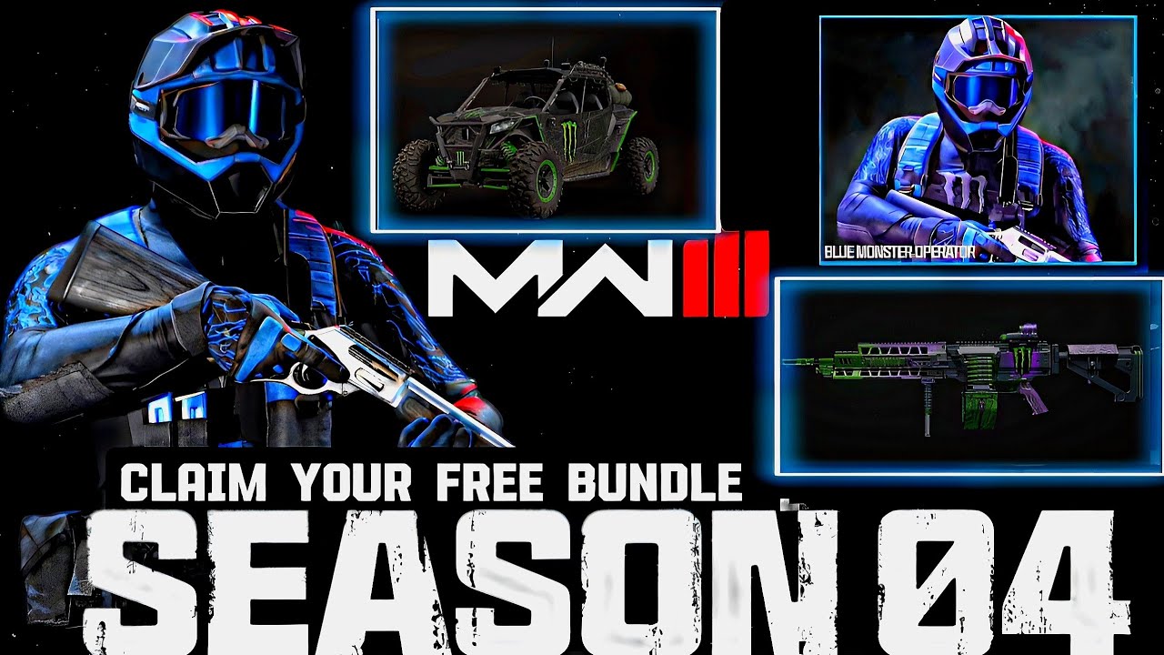 How To Get Free Blue Monster Energy Operator Skin ( Free Blue Monster ...