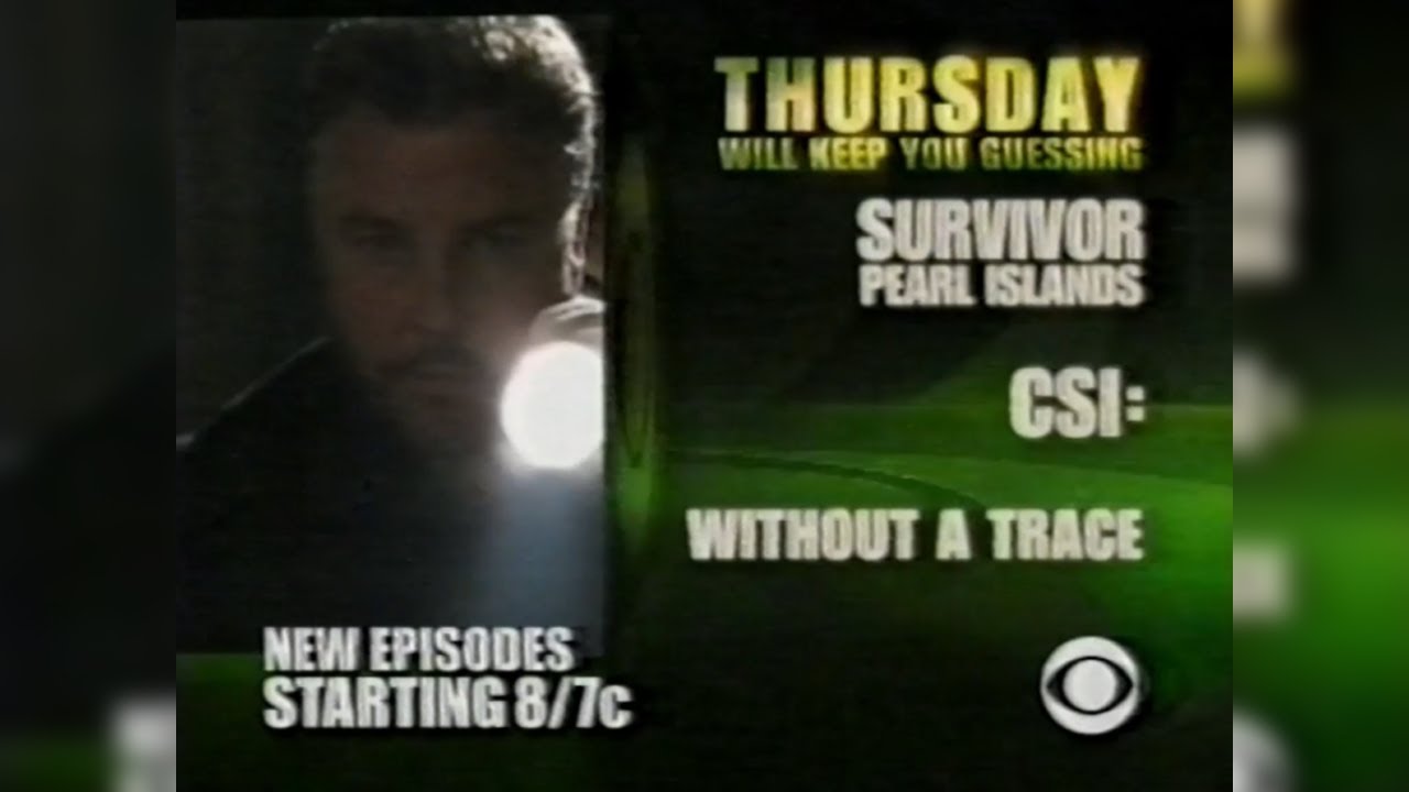 00's Commercials - CBS November 2003 Part 6 - YouTube