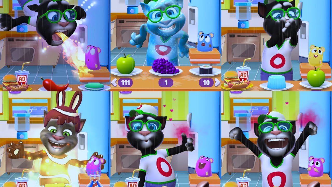 😍Let's See How Tom Reacts to all These Foods 😍 | Tom eats Food Items In ...