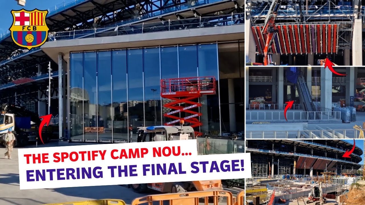Camp Nou Progress Update: Structural Work Giving Way to Finishing - YouTube