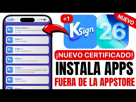 ¡NUEVO CERTIFICADO! Instala Apps FUERA de la APPSTORE con KSIGN en CUALQUIER Versión de iOS