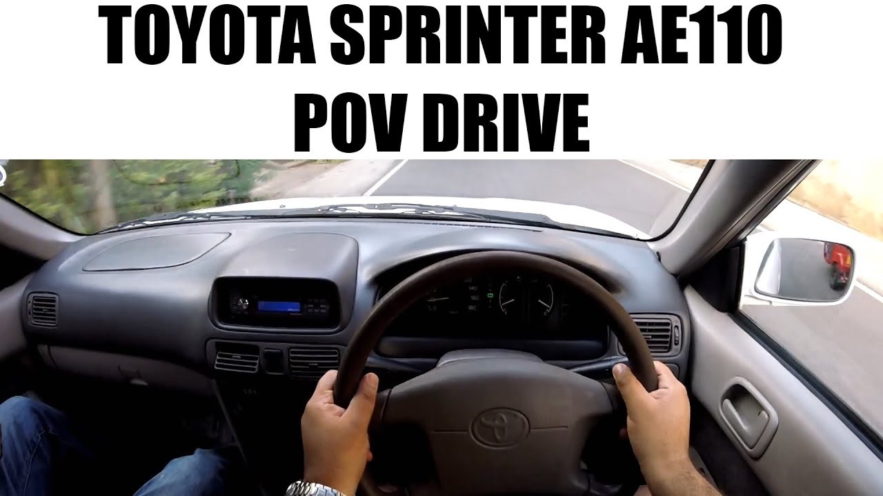 Toyota Sprinter AE110 POV Drive - YouTube