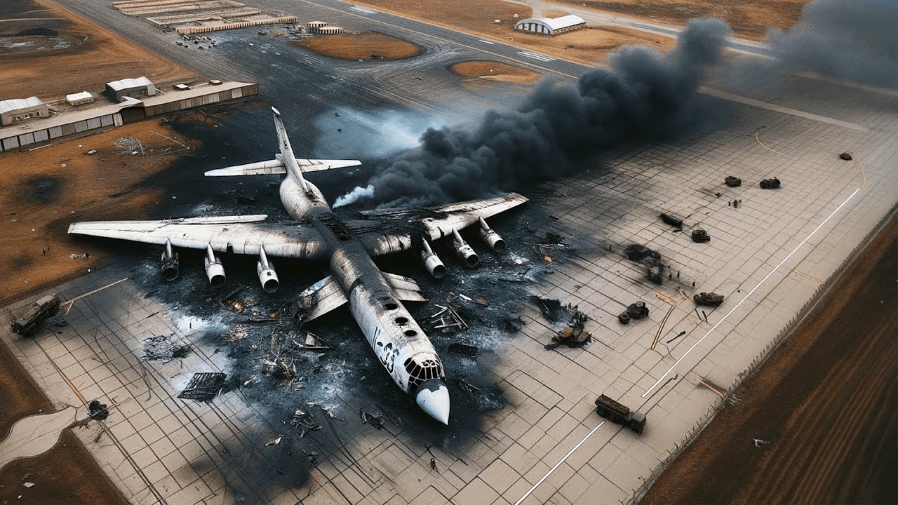 JUST NOW! Tupolev Tu-95 Bombers Exploded at Moscow airfield by Ukraine ...