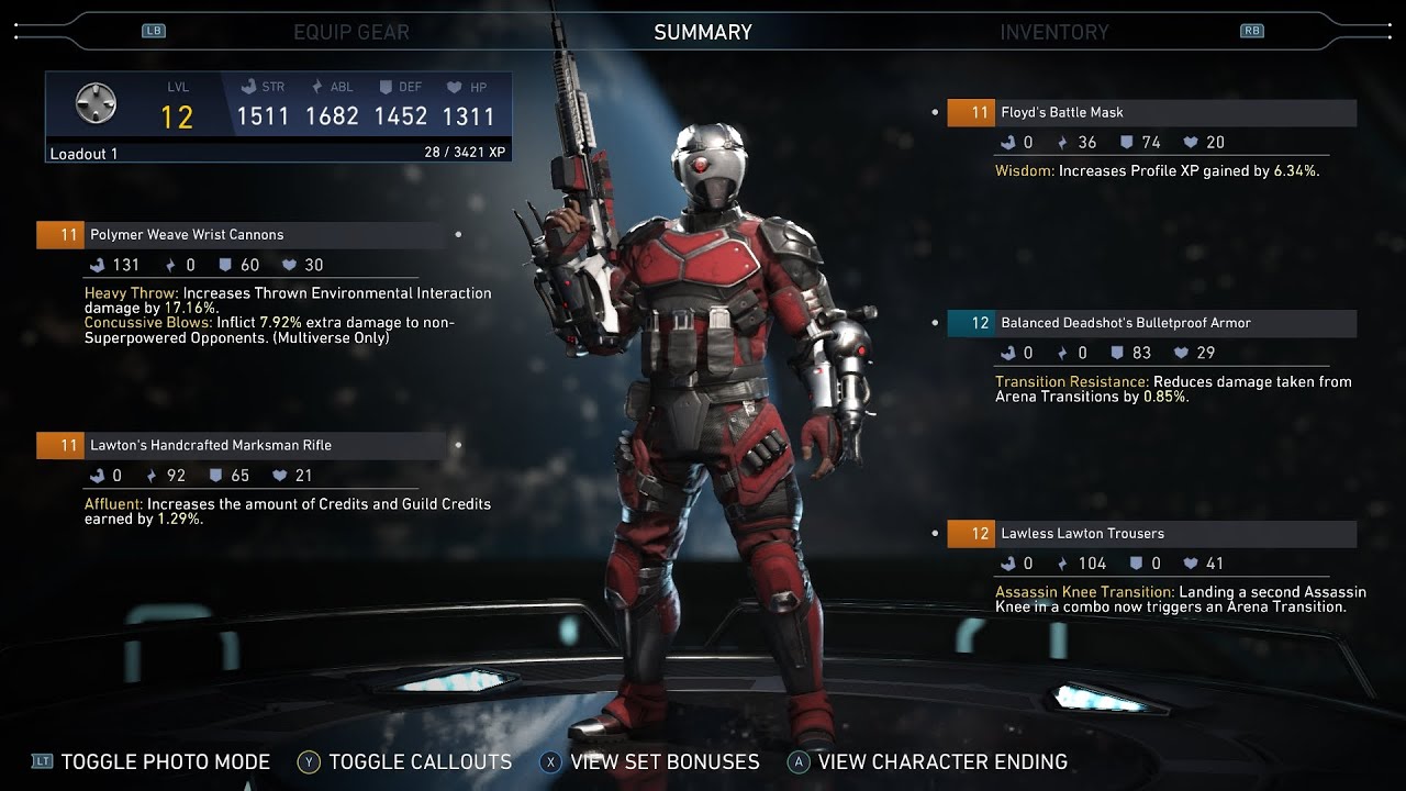(AI Loadout: Deadshot) Multiverse {Injustice 2 Legendary Edition} - YouTube