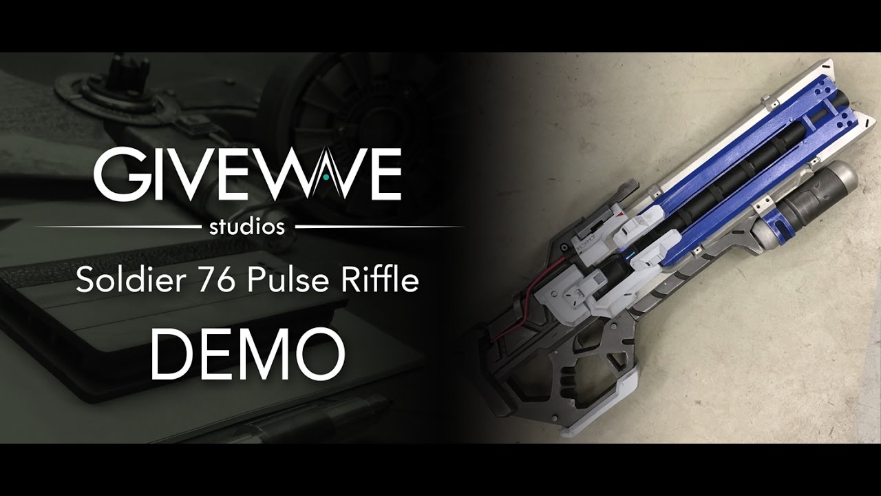 Overwatch Soldier 76 Pulse Rifle 1.0 Demo - YouTube