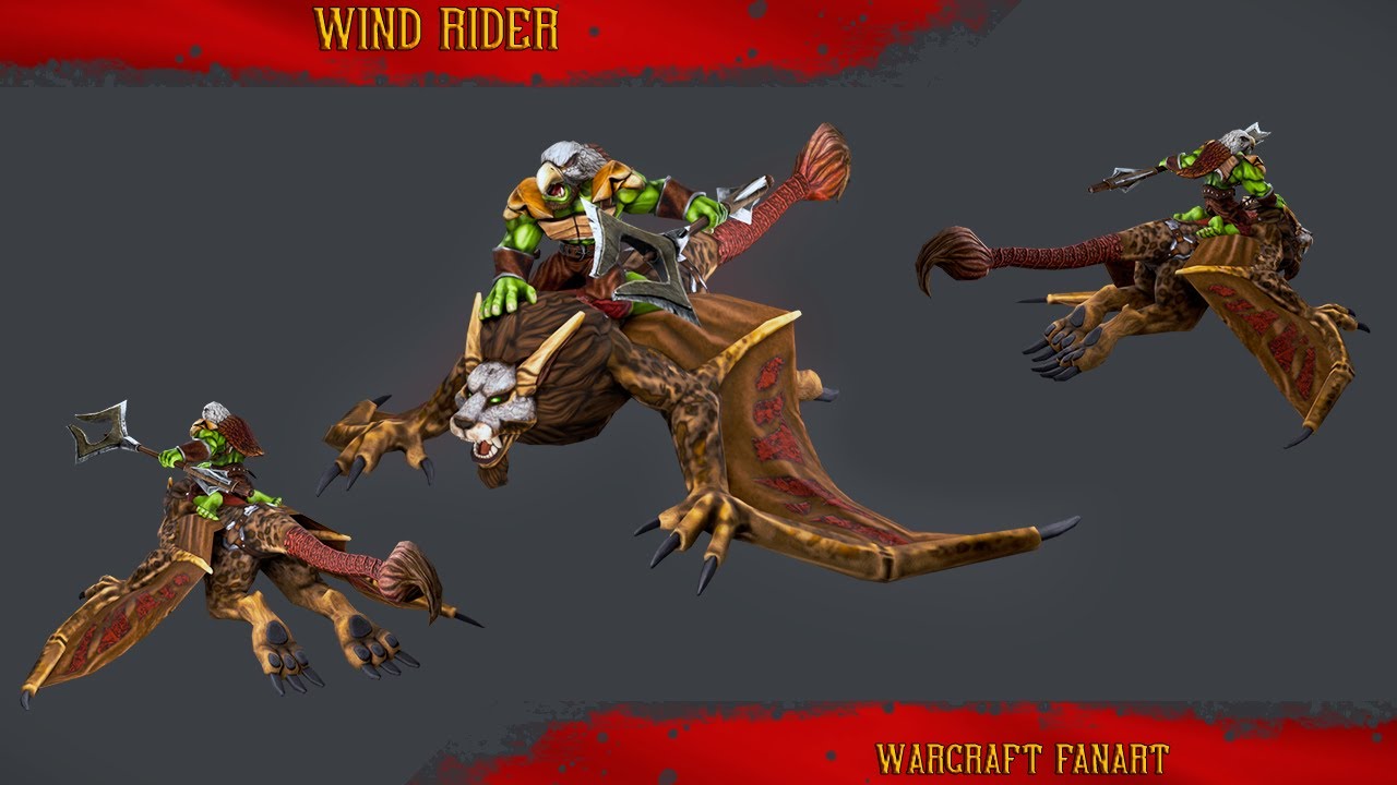 Warcraft | Wind Rider | Warcraft Remake | Fan Art - YouTube