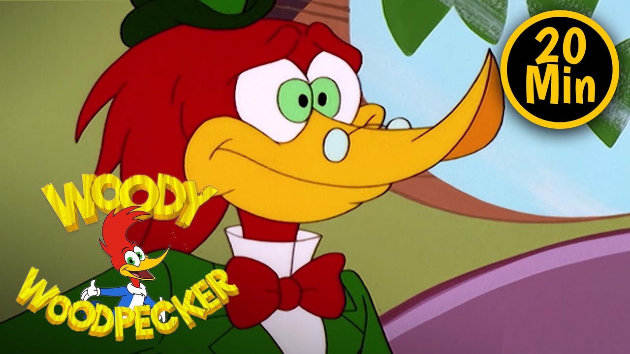 Woody Woodpecker | Woody Meets a High-Society Woodpecker | 3 Full ...