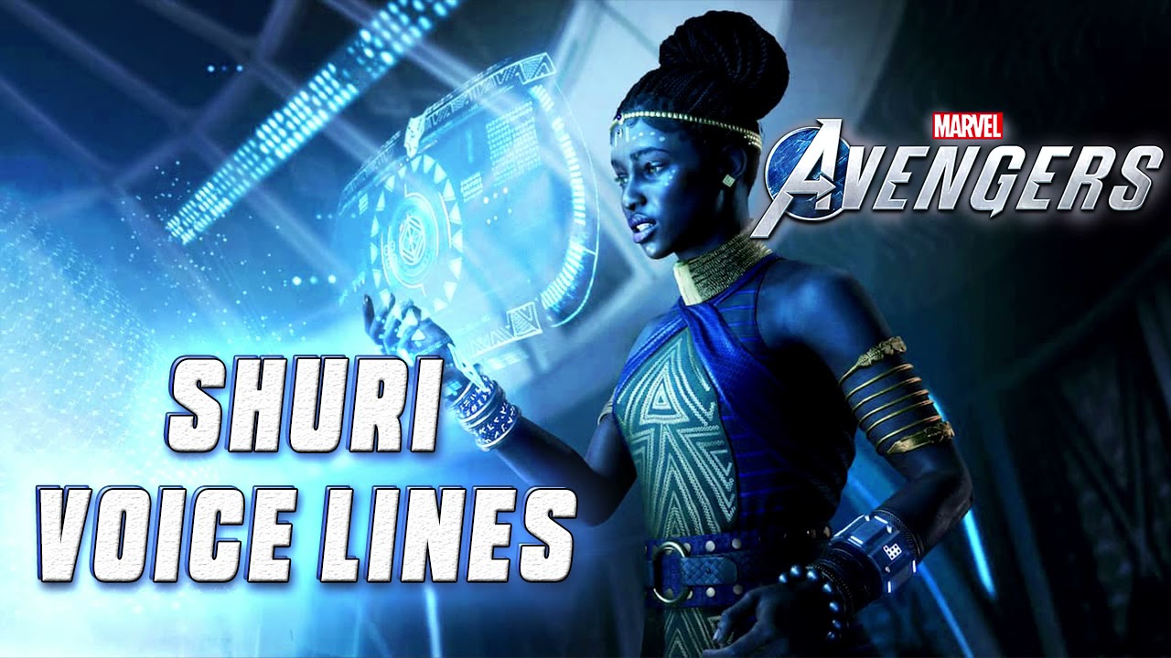 Marvel's Avengers (2020): Shuri Voice Lines - YouTube