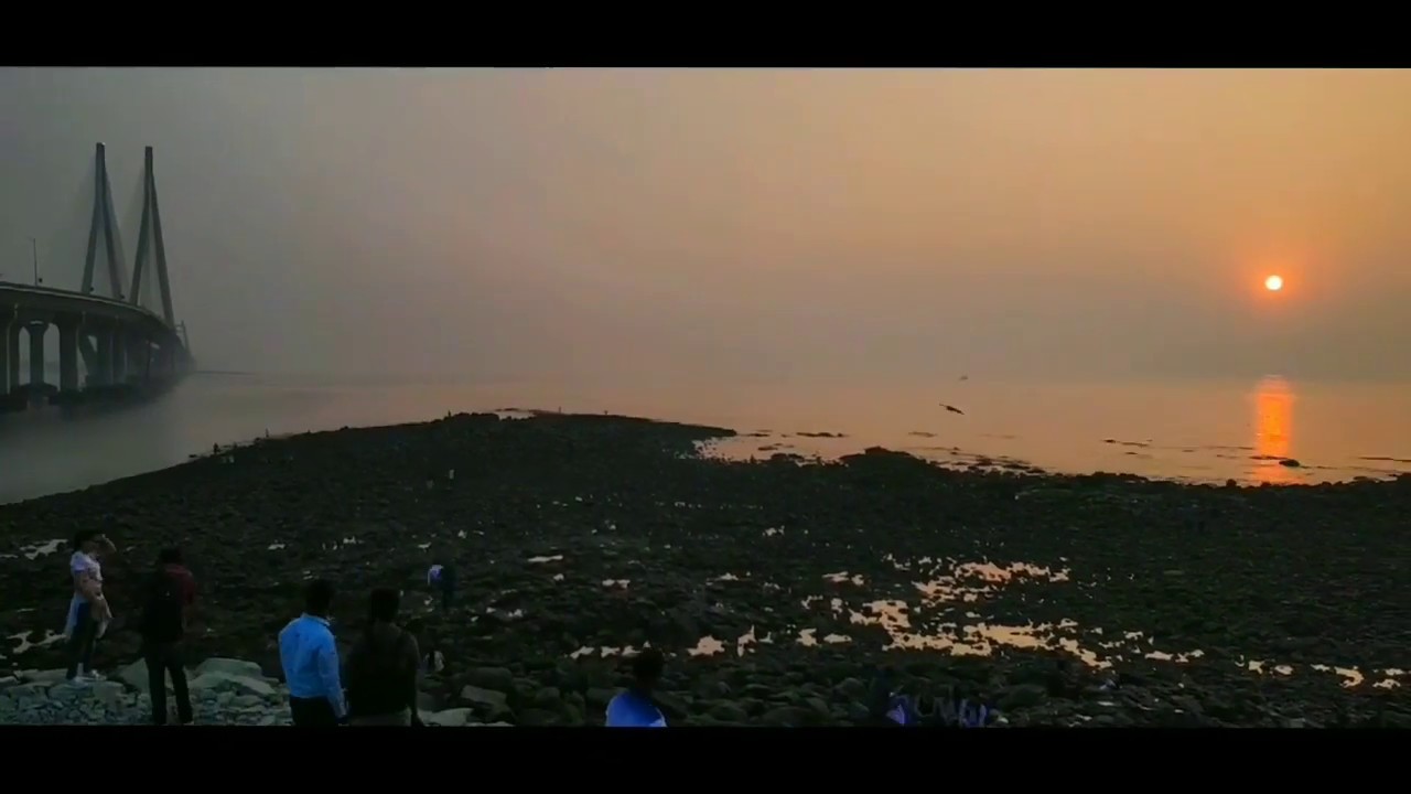 Motion timelapse of Sunset January 2020 @ Bandra Fort a.k.a. Castella ...