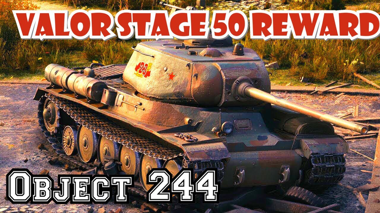 Object 244 Tank Review || World of Tanks Valor Console PS4 XBOX - YouTube