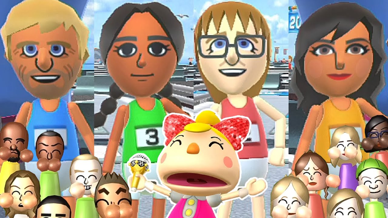 Wii Party U - Highway Rollers Adrien vs Merrick vs Laura vs Cristina ...