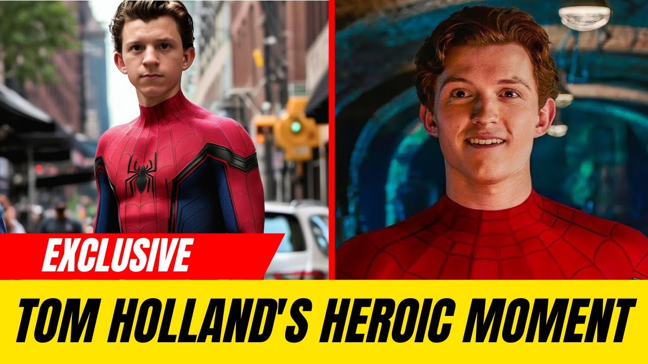 Tom Holland channels his inner Spider-Man for IRL superhero moment ...