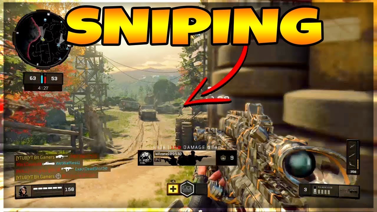 call of duty black ops 4 sniping #CODBO4 - YouTube