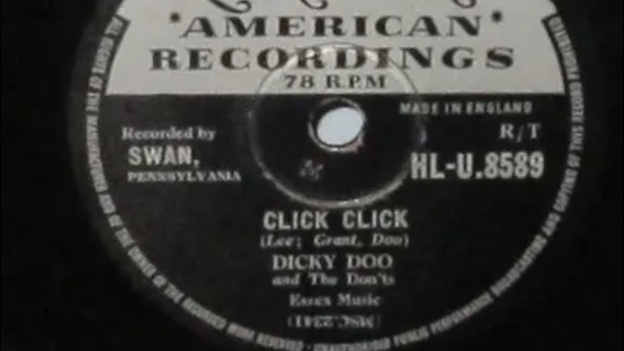 Dicky Doo And The Don’ts Click Click 78rpm - YouTube