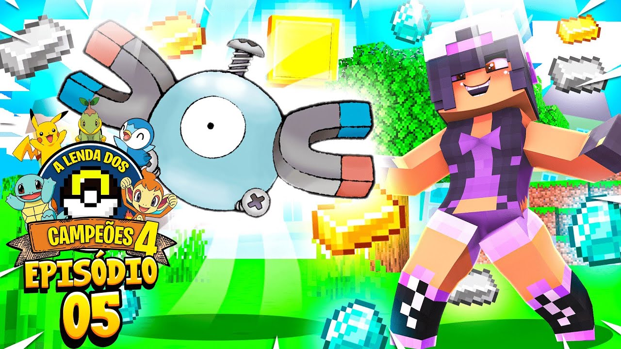 A LENDA DOS CAMPEÕES 4 #5- Em Busca Do Pokemon Que ve Minerios ...