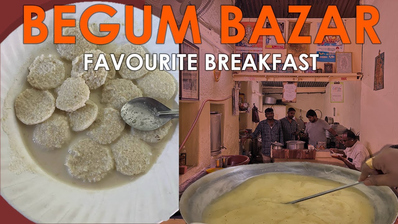 BEGUM BAZAR FAMOUS IDLY || Must try || THINNARA BABU || Only one in India ? - YouTube