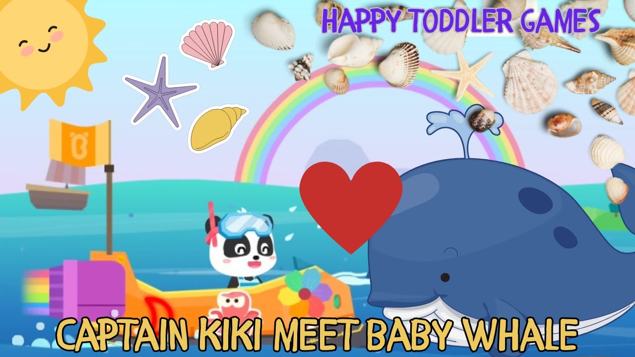 Baby Panda Captain Kiki Sailing With Inflatable Boat | Kids Cartoon ...