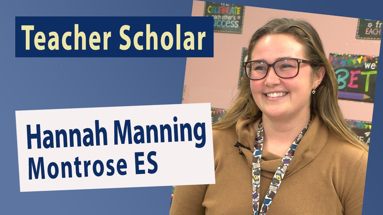 Teacher Scholar: Hannah Manning - YouTube