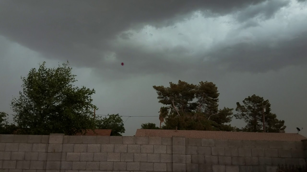 CRAZY DUST STORM WITH NONSTOP LIGHTNING AND THUNDER July 9 2018 Phoenix ...