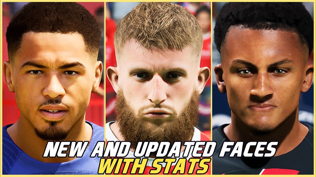 EA FC 24 - ALL NEW AND UPDATED FACES AFTER SQUAD UPDATE! - YouTube