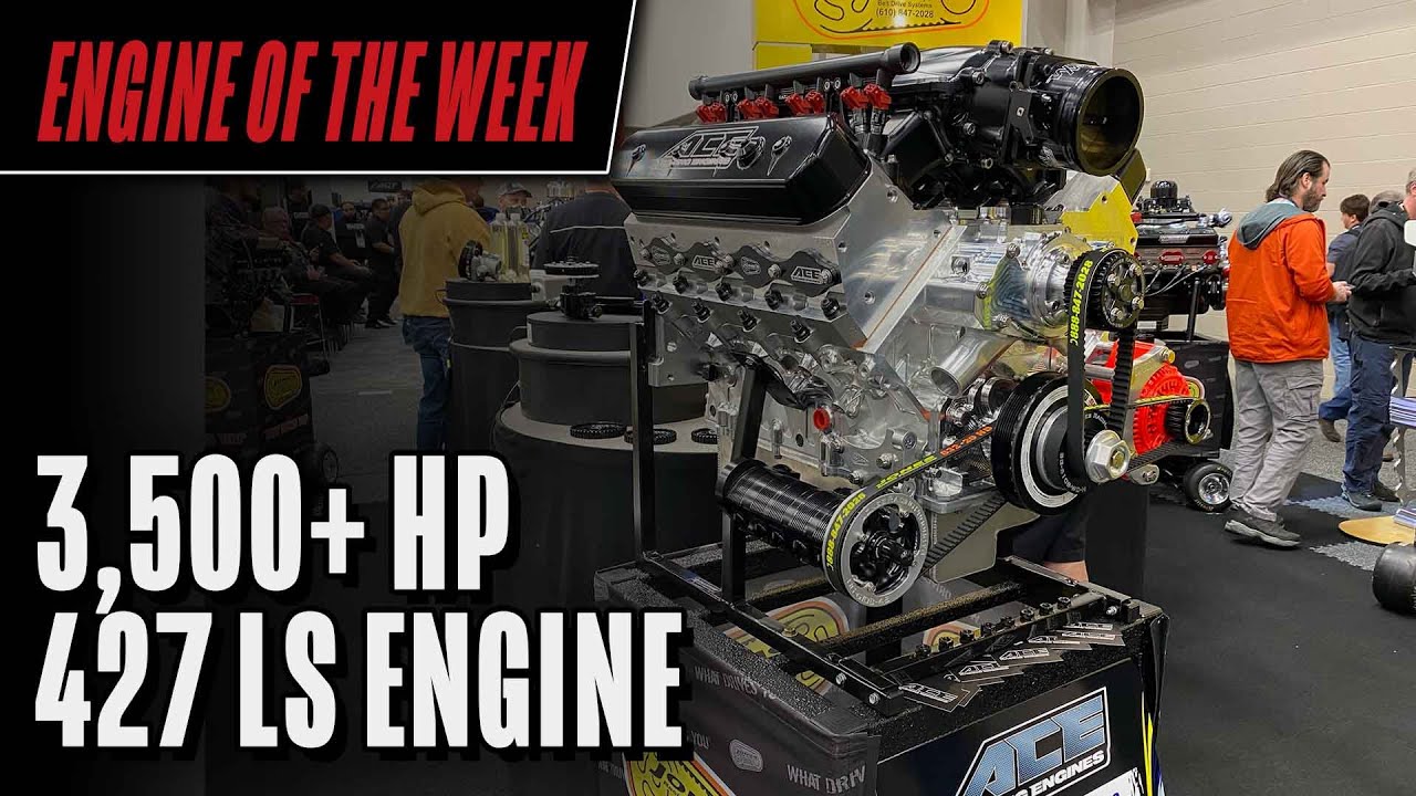 ACE Racing Engines' 427 cid Billet LS Drag-and-Drive Engine - YouTube