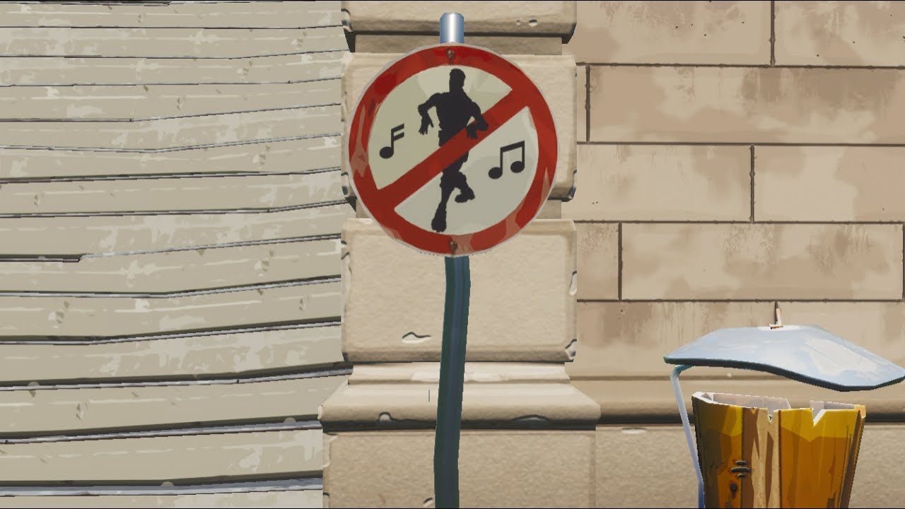 Fortnite Battle Royale - All No Dancing Signs Locations Guide (Boogie ...