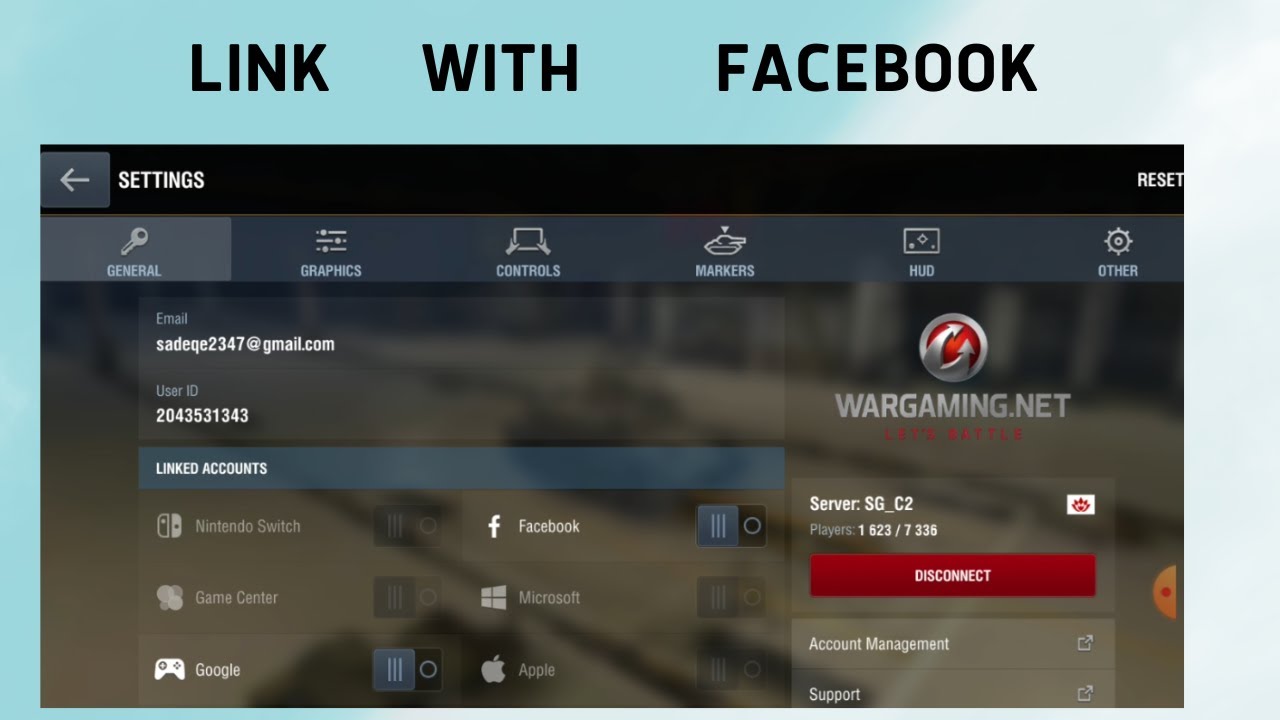 How to Link World of Tanks Blitz Game With Facebook - YouTube