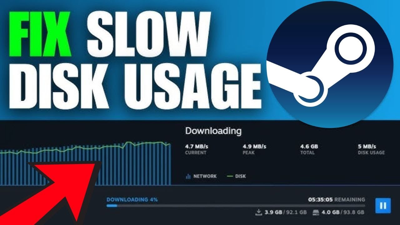 How To Fix Steam Slow Disk Usage - YouTube
