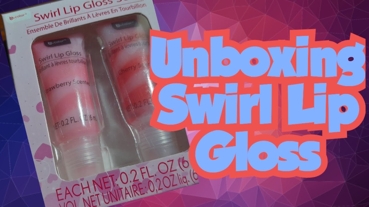 🌻 UNBOXING SWIRL LIP GLOSS SET 💋💋💋 - YouTube