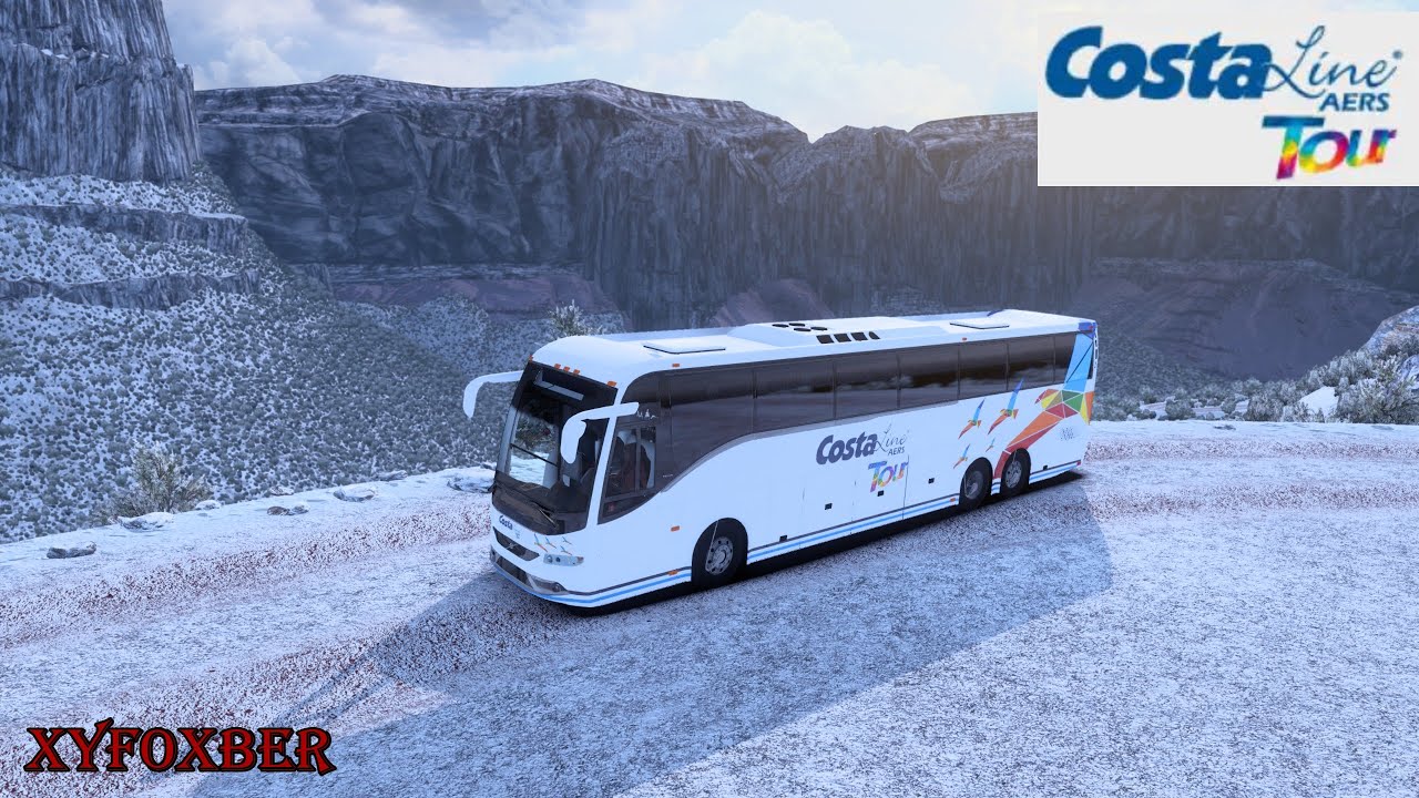 ATS 1.49 - Bocoyna-Urique - Costa Line Tour VOLVO 9700 - YouTube