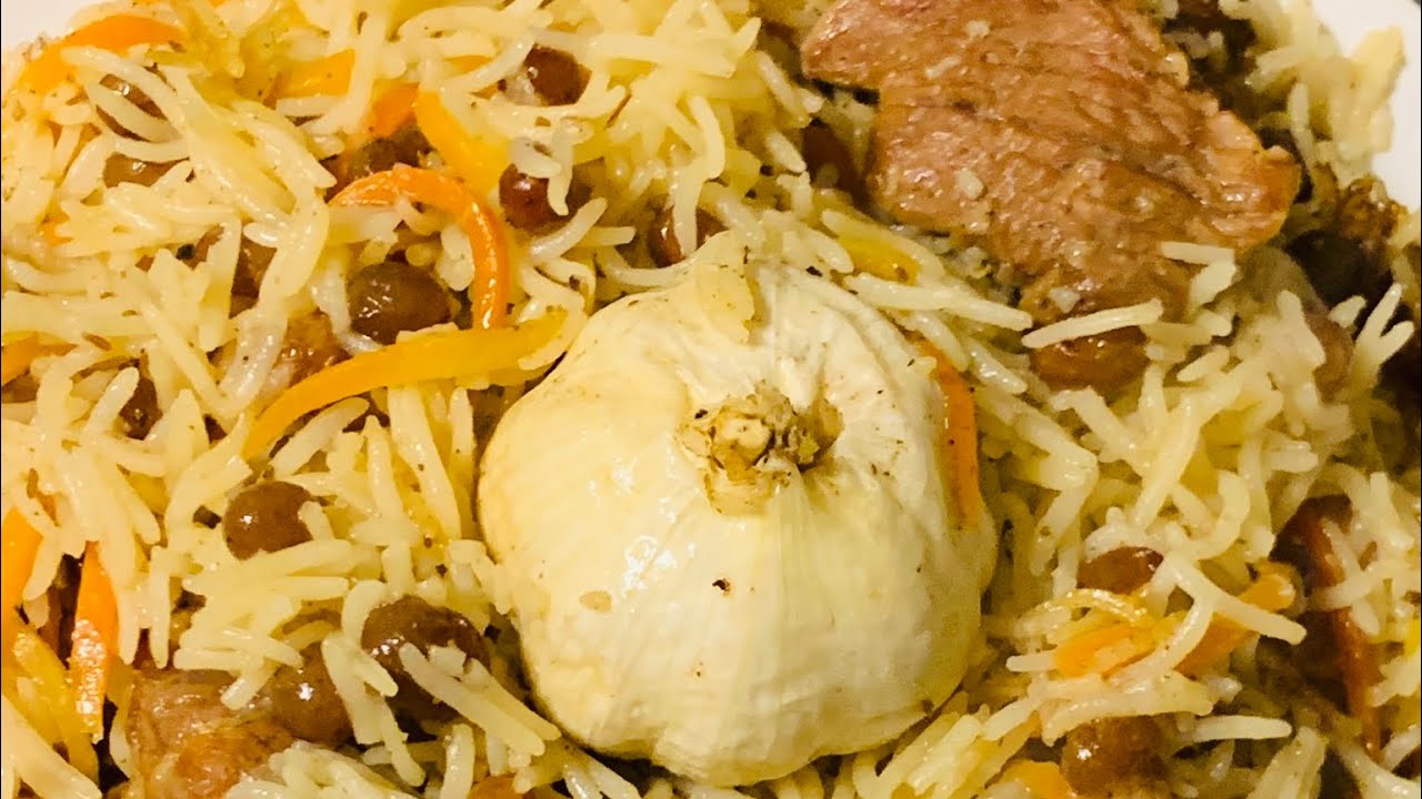 How to make Yummy Uzbeki Qabuli Palaw — طرز تهیه قابلی ازبیکی - YouTube