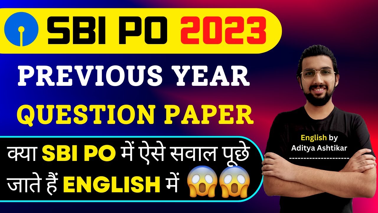 SBI PO Previous Year Paper | Memory Based Paper English | How to score ...