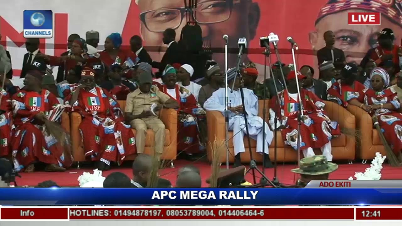 APC Holds Mega Rally In Ekiti Pt.1 |Live Event| - YouTube