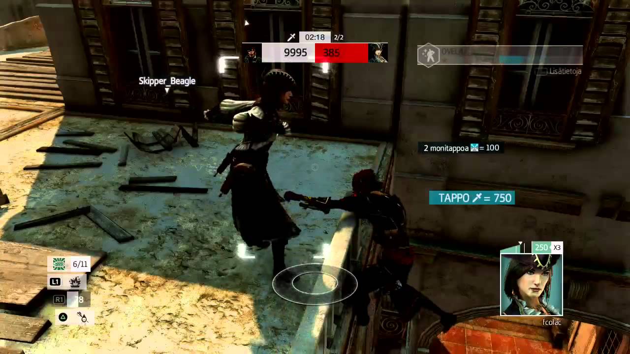 AC4 - Ledge Grab Double Kill - YouTube