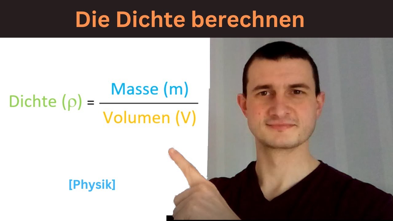 Die Dichte (Roh) berechnen [Physik] - YouTube