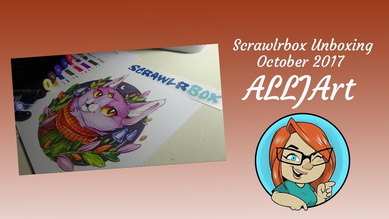 Scrawlrbox Unboxing October 2016 Youtube